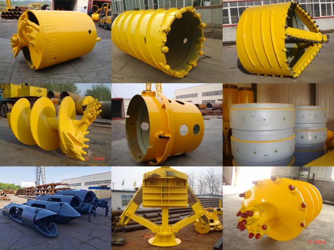 Pile Foundation 800mm Rock Drilling Auger Double Cut Soil Carbide ...